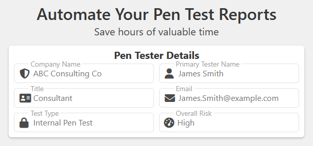 Automated Pen Test Reporting | PenTestReporting.com